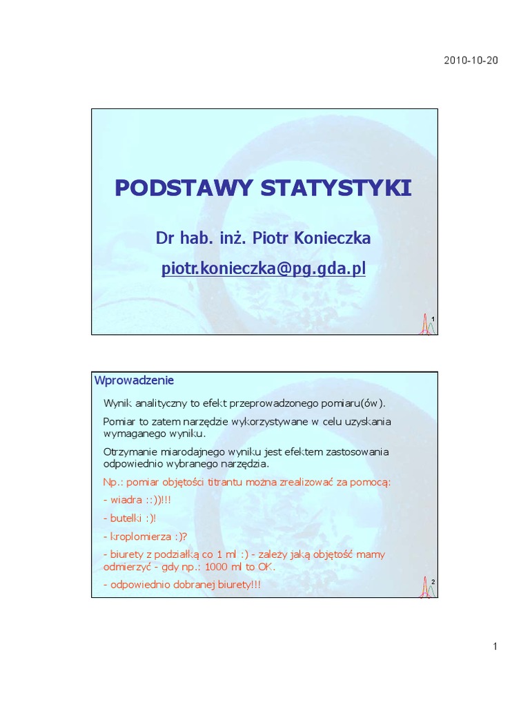 Statystyka_podstawy | PDF