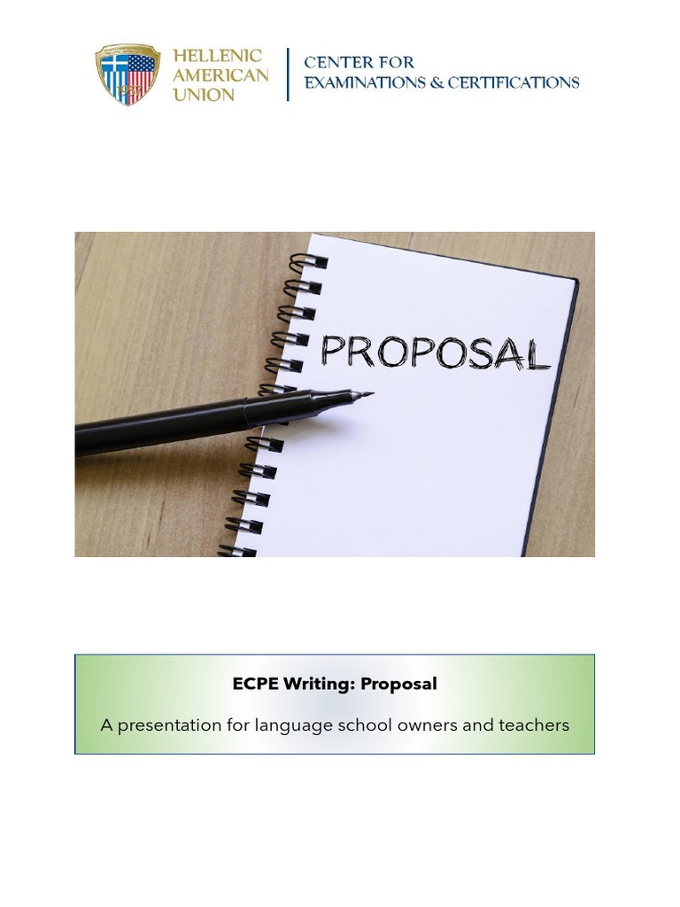 ECPE Writing Proposal | PDF | Cognition | Cognitive Science
