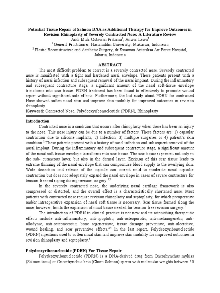 Andi Muh Octavian Pratama Et Anwar Lewa - Potential Tissue Repair of ...