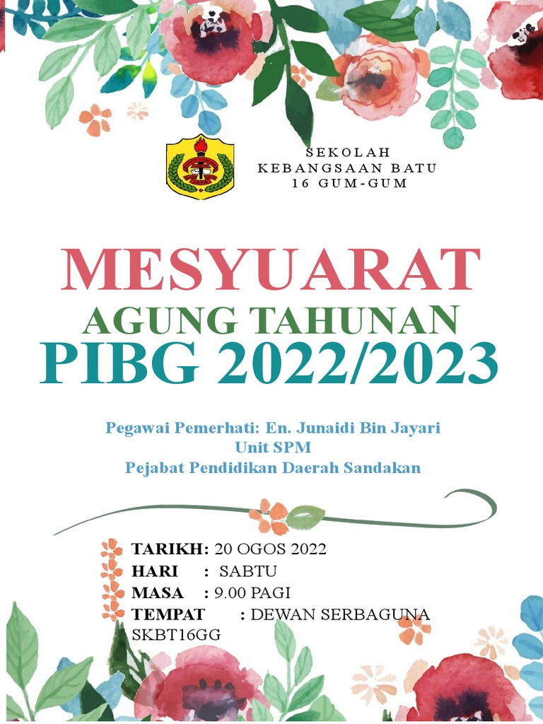 Buku Aturcara Pibg 2022 | PDF