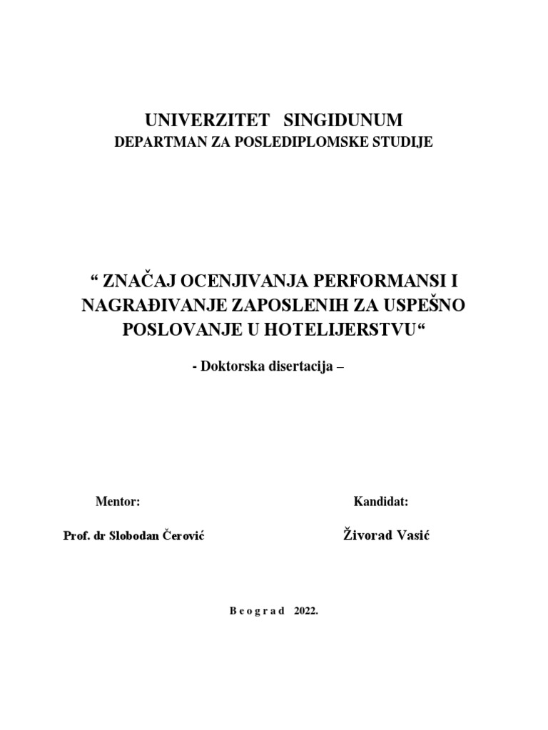 HR Menadzer | PDF