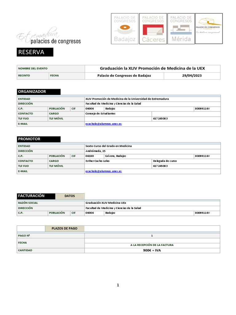 Documento de Reserva | PDF | Seguro