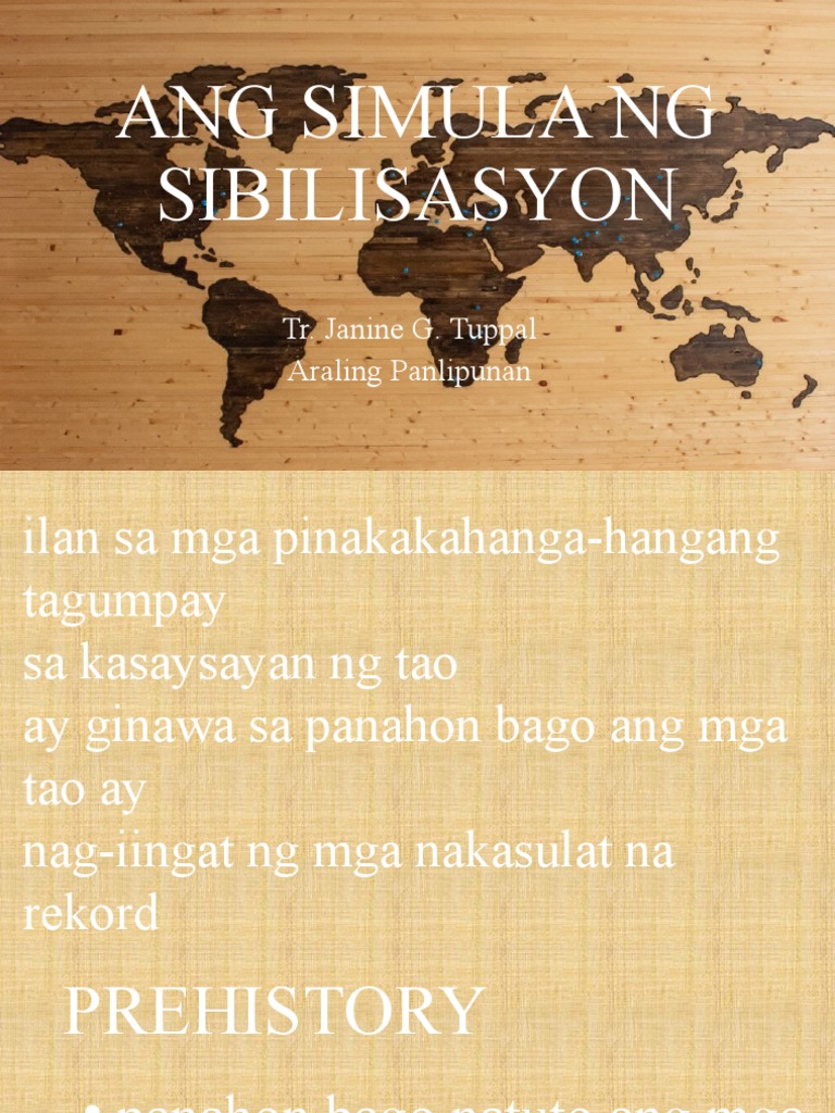 Ang Simula NG Sibilisasyon | PDF