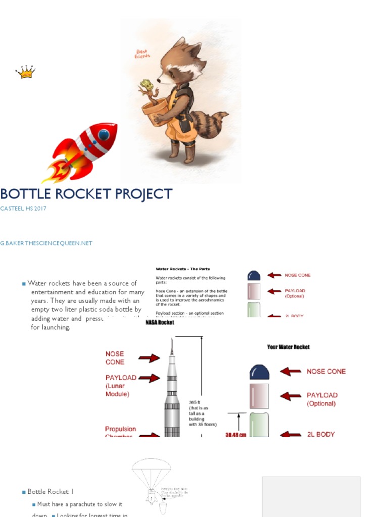 Bottle Rocket Project Parameters | PDF | Rocket | Force