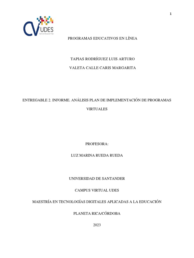 Luis Arturo Tapias Entregable 2 | PDF | Enseñando | Aprendizaje