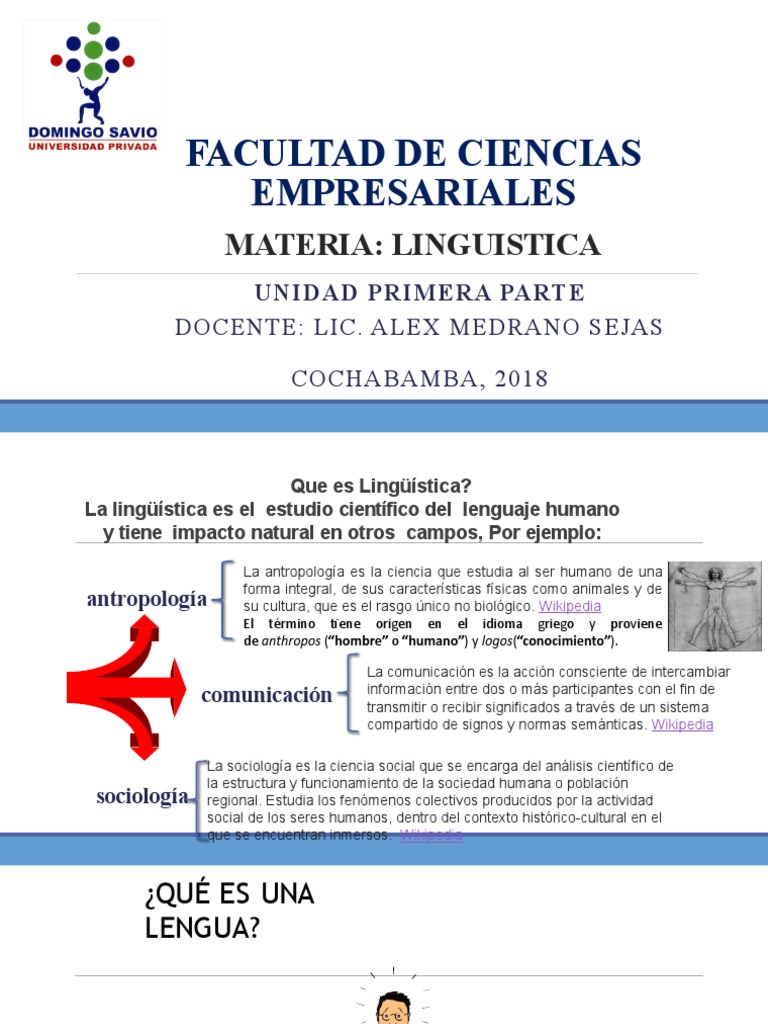 Diapositiva 1 Linguistica | PDF | Comunicación | Lingüística