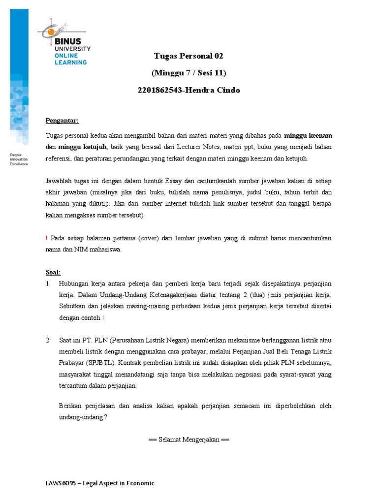 TP2-W7-S11-R1 - 2201862543-Hendra Cindo | PDF