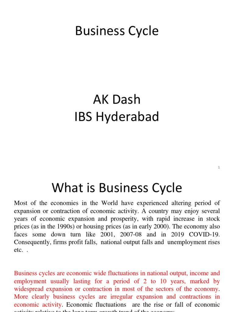 10.business Cycle | PDF | Business Cycle | Recession