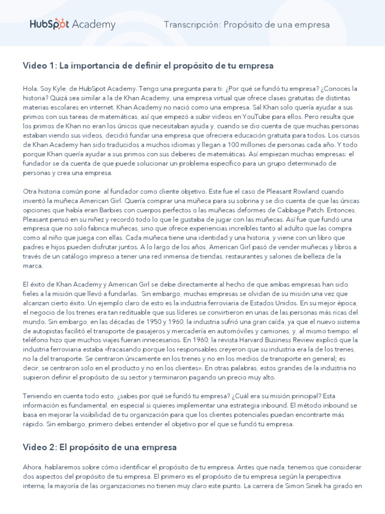 Lesson 3 Creating A Company Purpose | PDF | Marketing | Marca Lesson 3 Creating A Company Purpose | PDF | Marketing | Marca