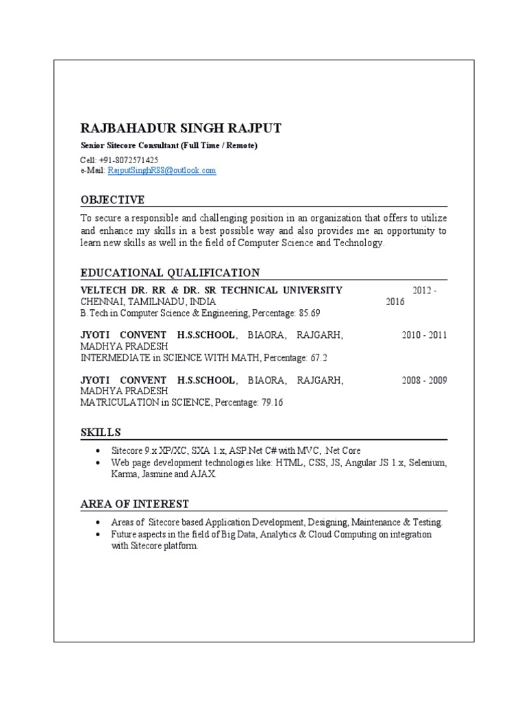 Raj CV 25-02-2023 | PDF | Computing | Software Development