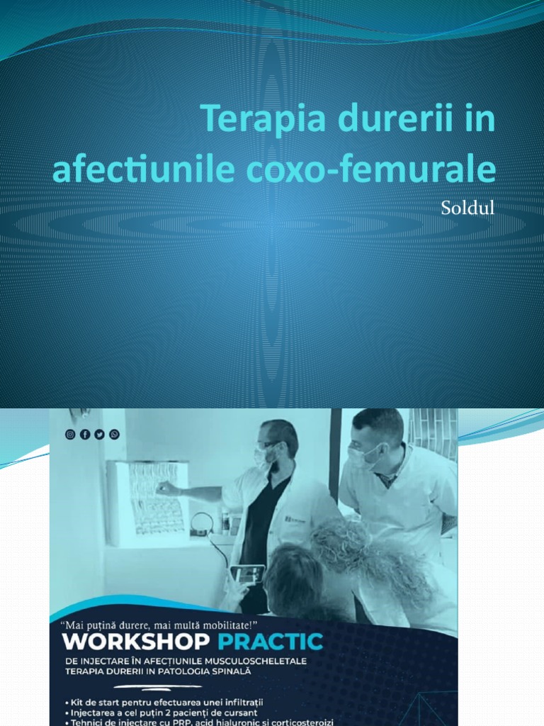 Terapia Durerii Coxo-Femurale | PDF | Symptoms And Signs | Medical Specialties