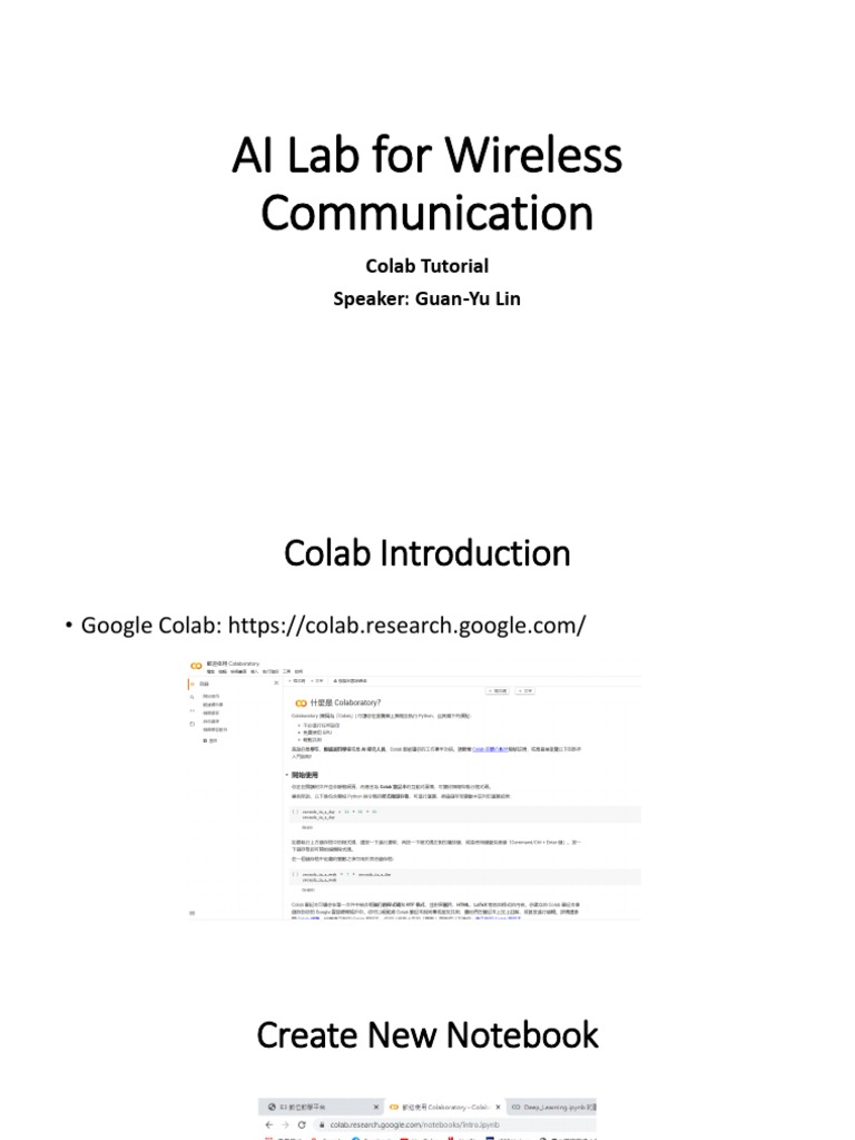 Colab_Tutorial | PDF