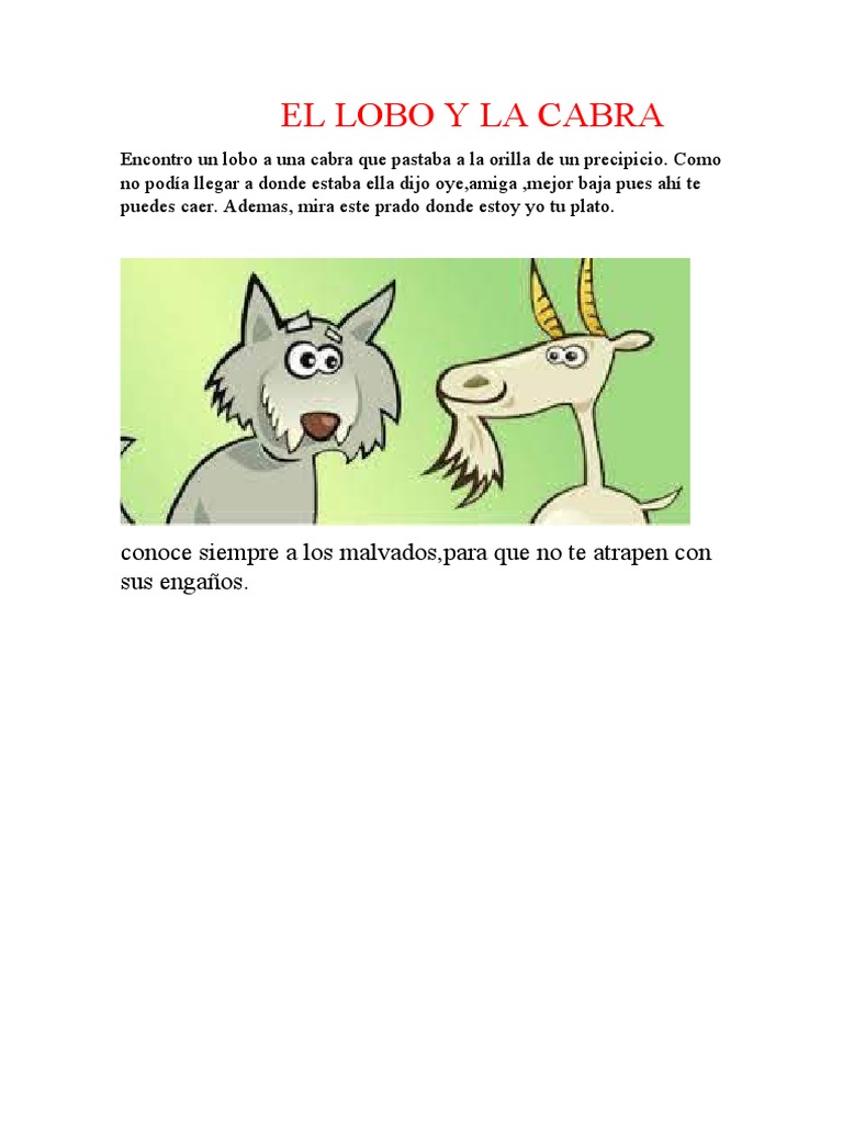 El Lobo y La Cabra | PDF