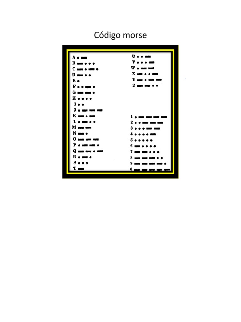 Código Morse | PDF