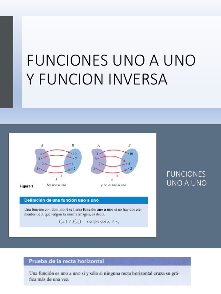 FUNCIONES INVERSAS | PDF