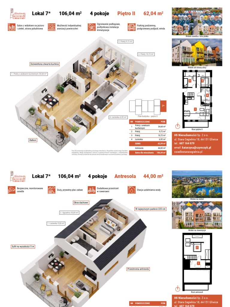 Stara Cegielnia Mieszkanie 7L Z Antresola | PDF