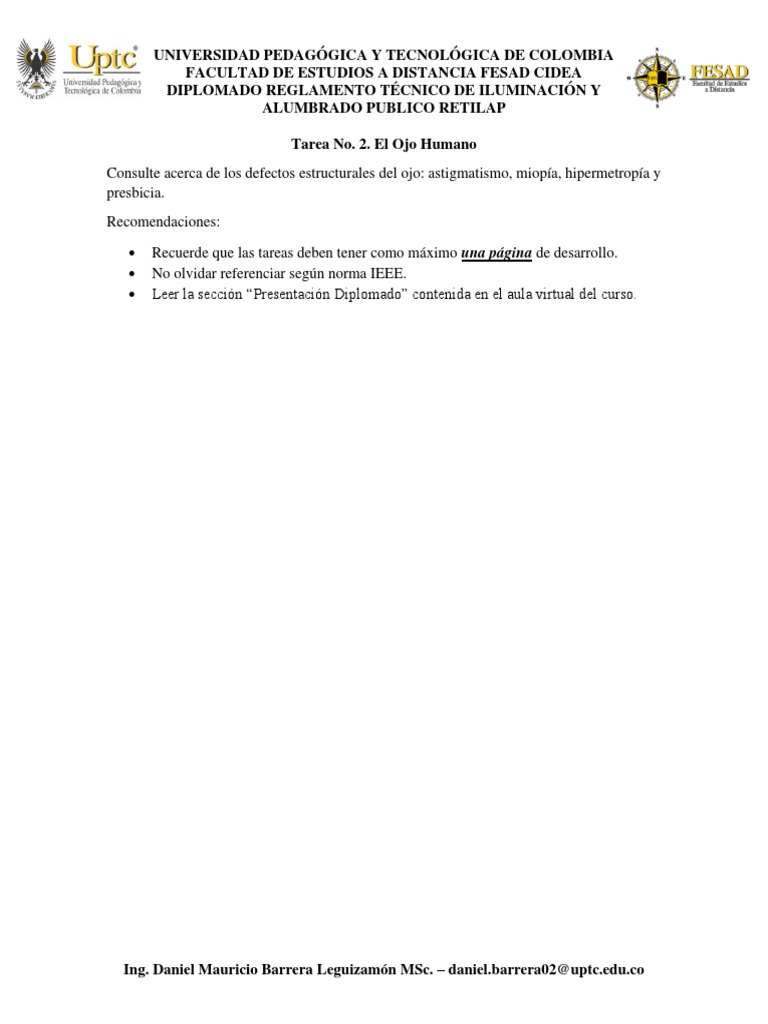 Defectos Estructurales del Ojo | PDF | Tecnología
