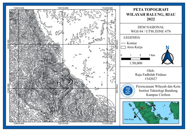 Peta Topografi Riau | PDF