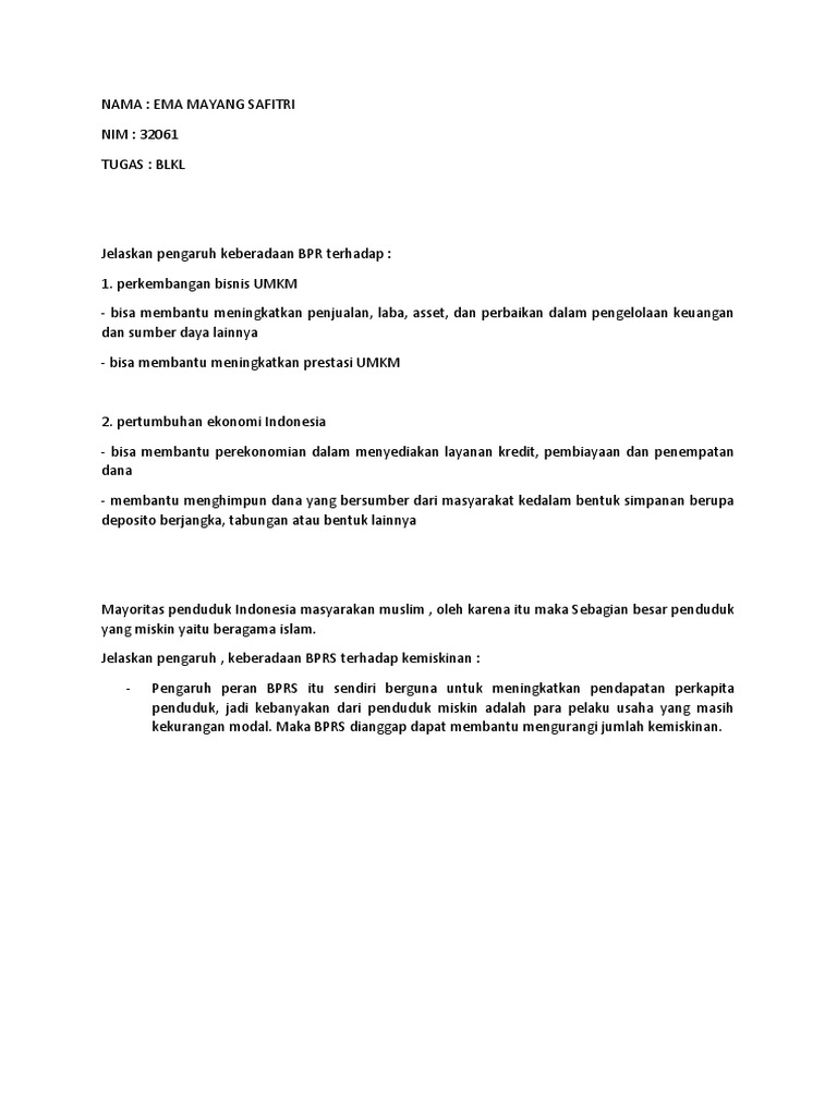 BLKL Tugas 16-11-2022 | PDF