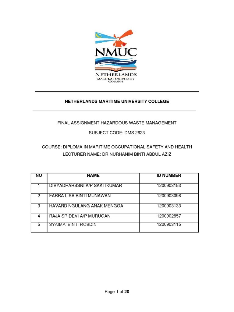 Hazardous Waste Management | PDF | Waste | Personal Protective Equipment