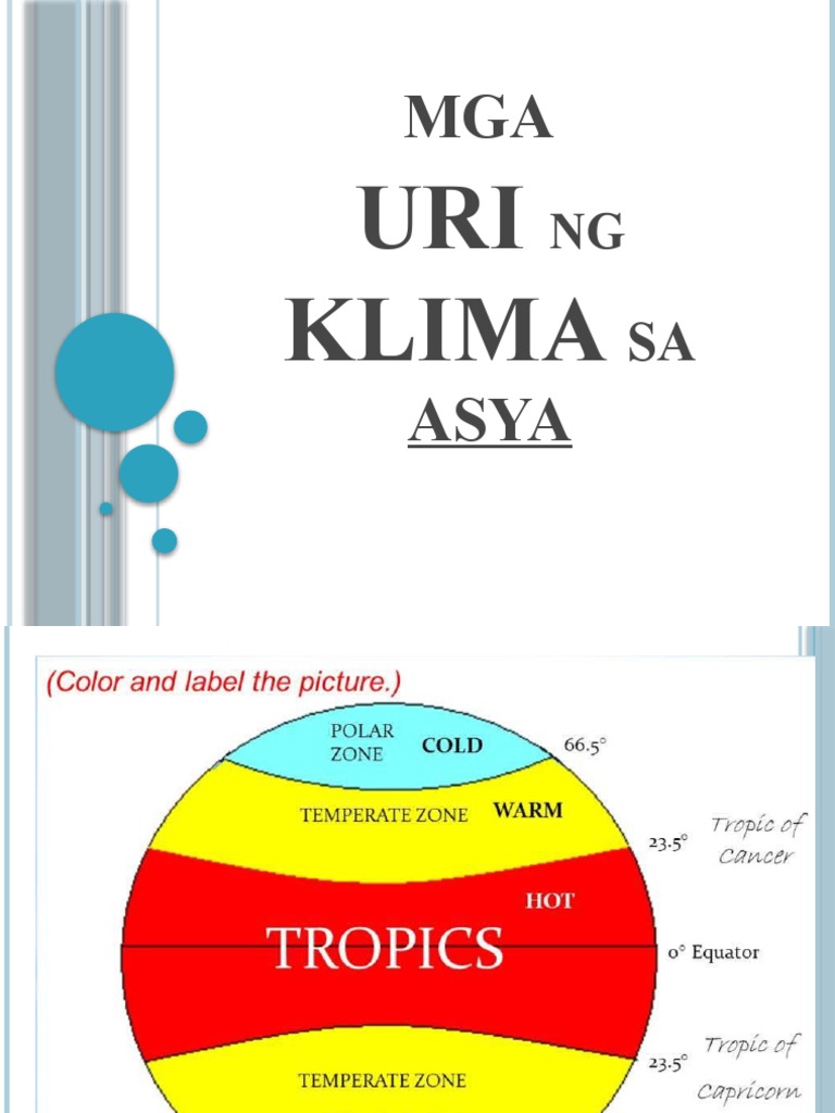 Mga Uri NG Klima Sa Asya | PDF