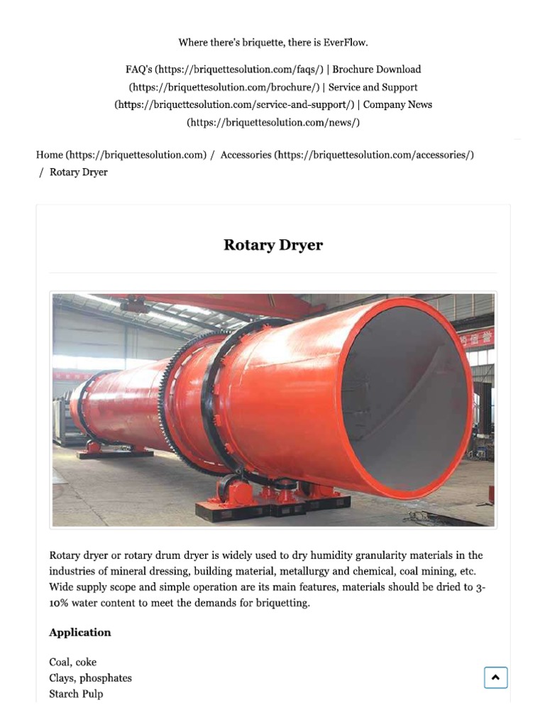 Rotary Dryer | PDF
