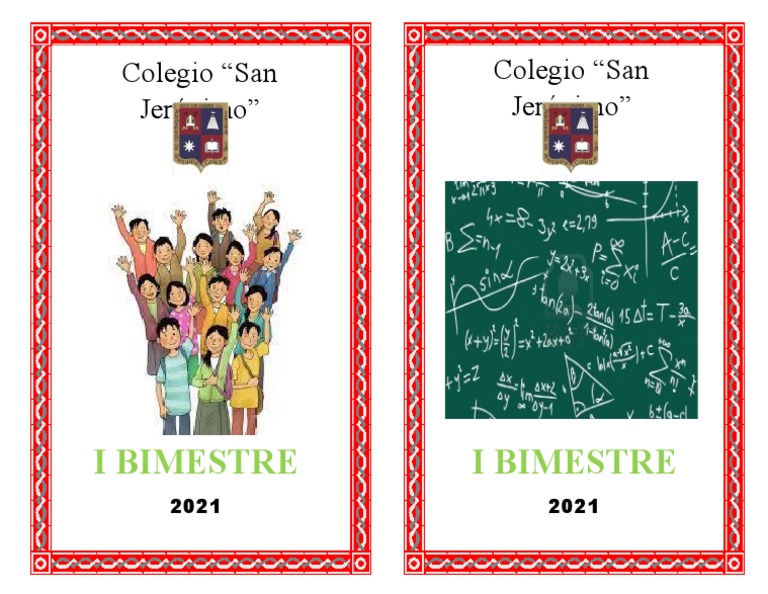 Caratula Bimestre Pdf