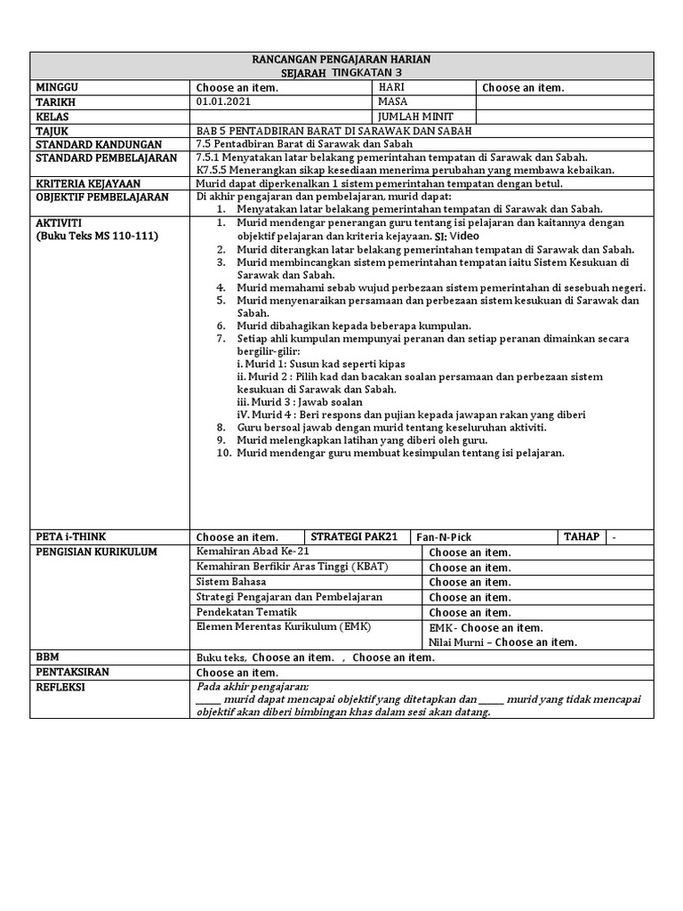 Bab 5 Pentadbiran Barat Di Sabah Dan Sarawak | PDF