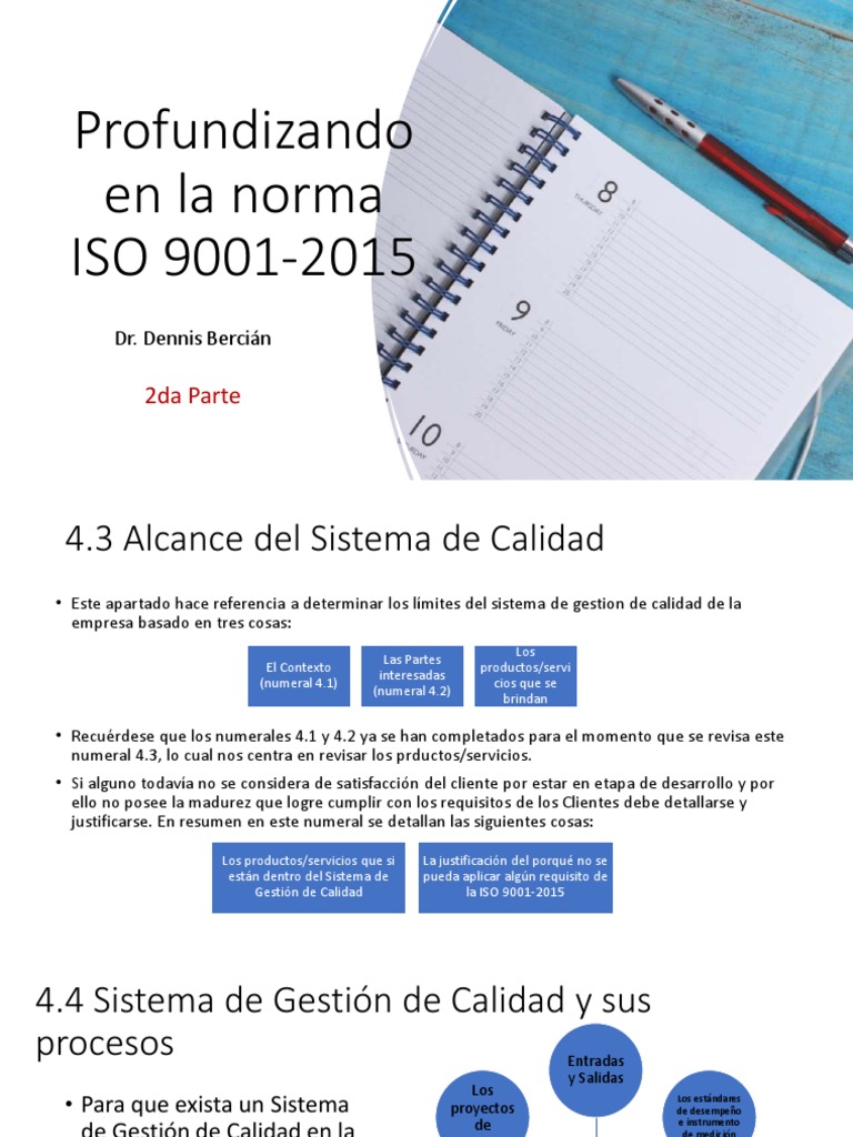 Alcance y Liderazgo en ISO 9001:2015 | PDF | Calidad (comercial ...