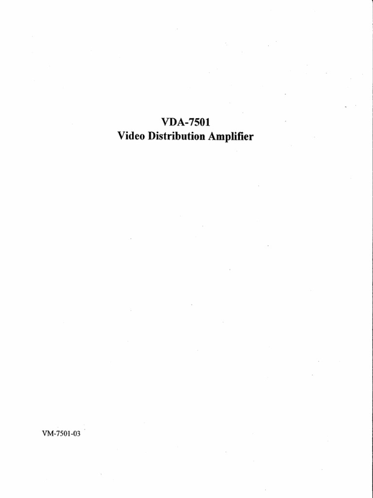 Vda 7501 | PDF