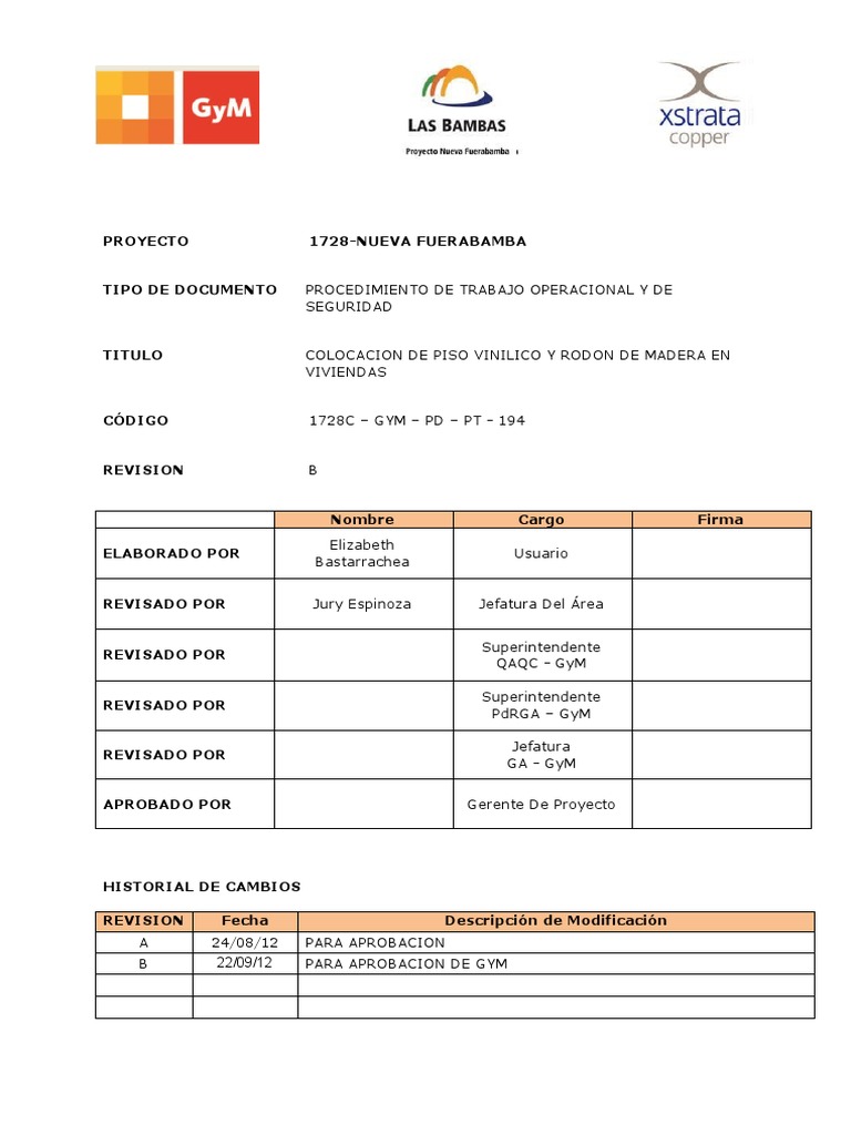 Colocación de Rodones de Madera en Pisos | PDF | Residuos | Hormigón