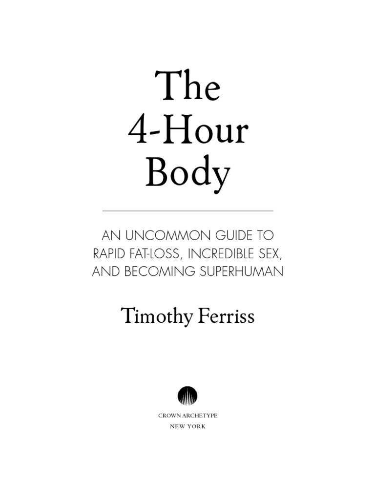 4-Hour Body | PDF