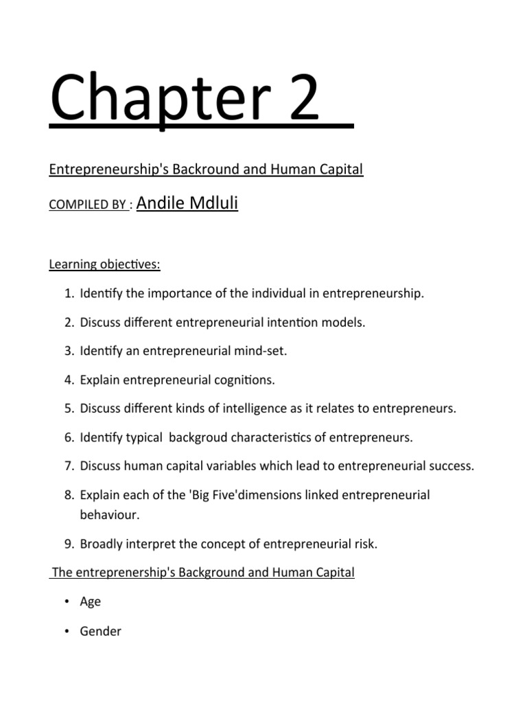 Chapter 2 | PDF | Entrepreneurship | Creativity Chapter 2 | PDF | Entrepreneurship | Creativity