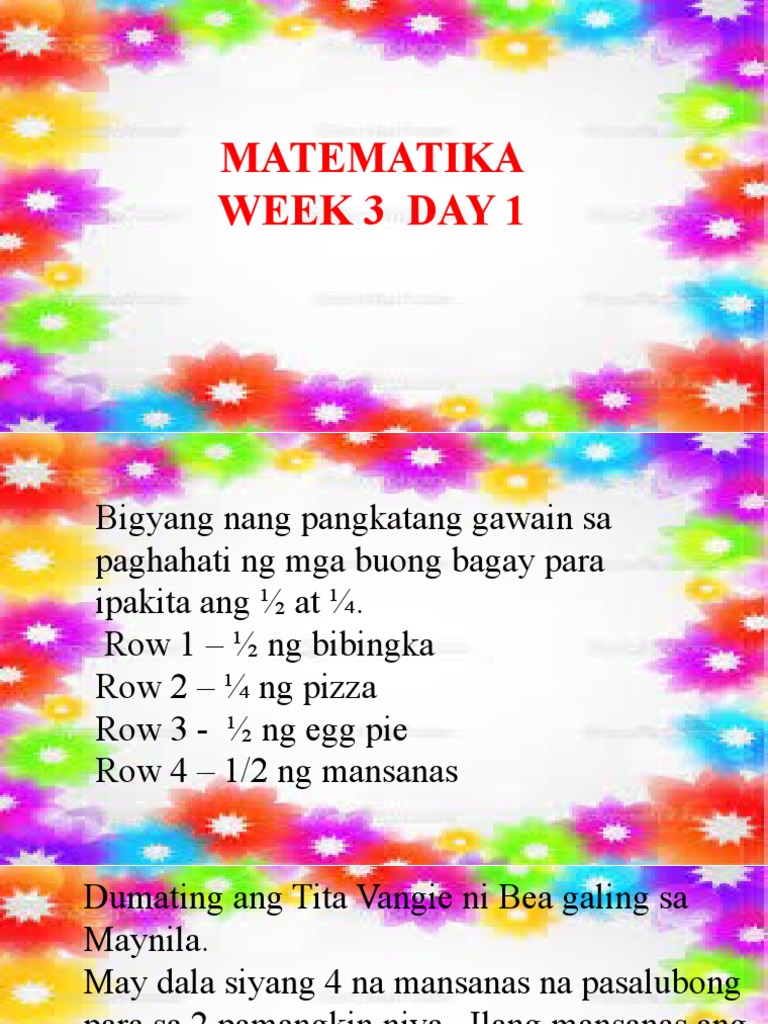 MATH-Q3 - Day-1-5 | PDF