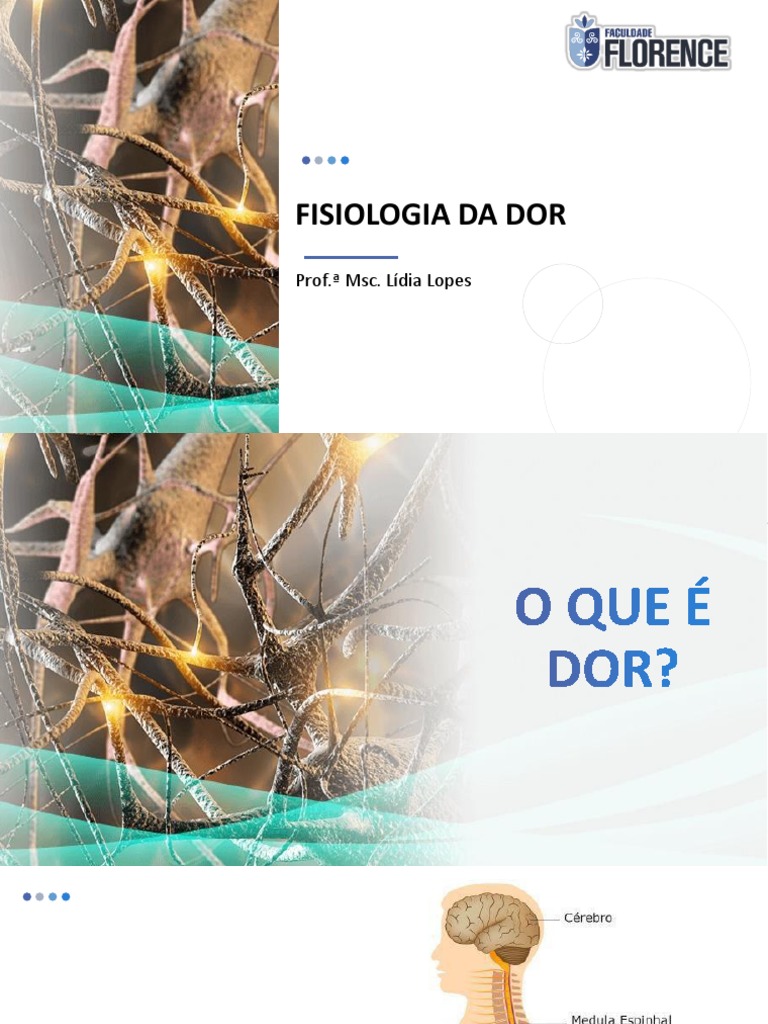 Aula 6 - Fisiologia Da Dor | PDF | Dor | Cérebro
