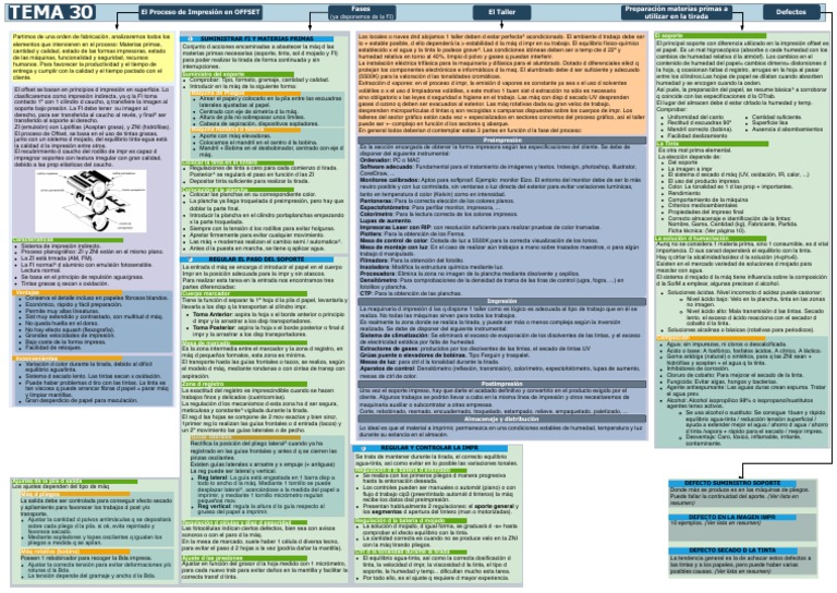TEMA 30 - Esquema - El Proceso Imp OFFSET | PDF