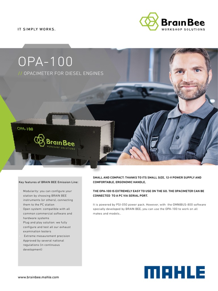 Mahle Brain Bee Opa 100 en | PDF | Computing | Manufactured Goods