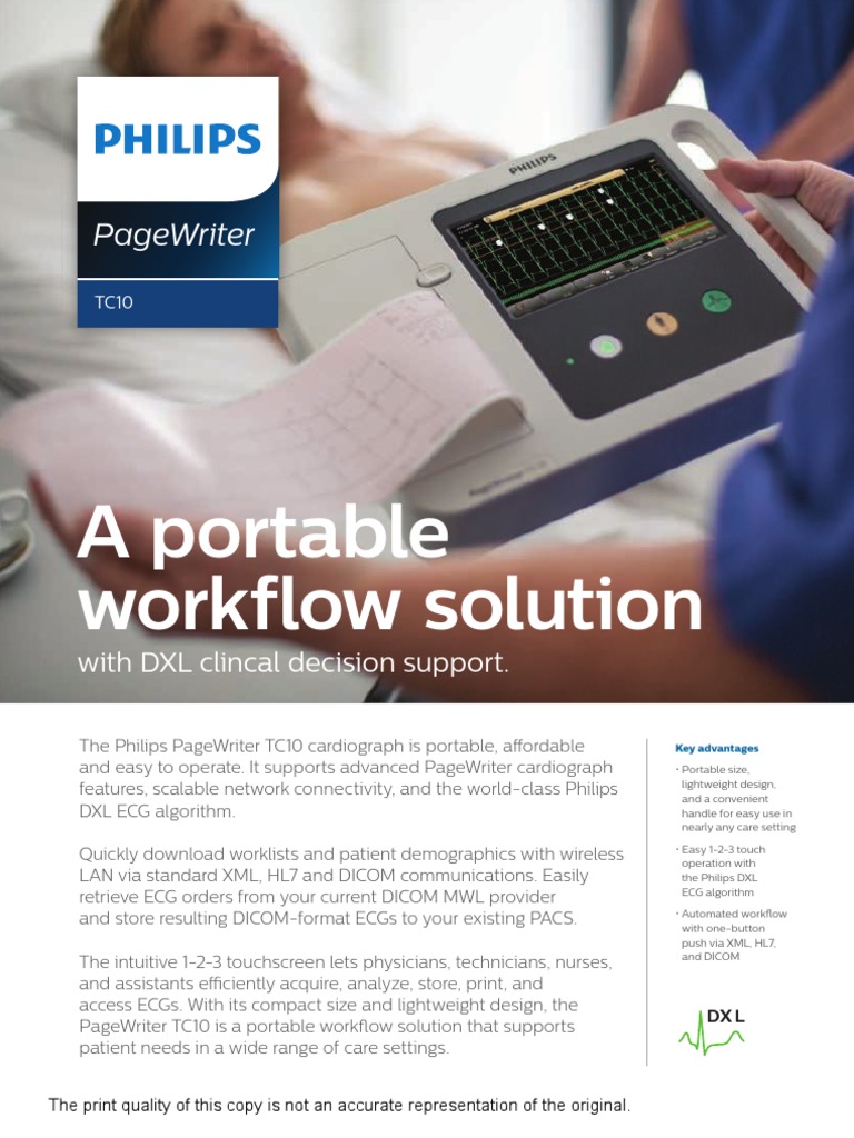 A Portable Workflow Solution: Pagewriter | PDF | Electrocardiography ...