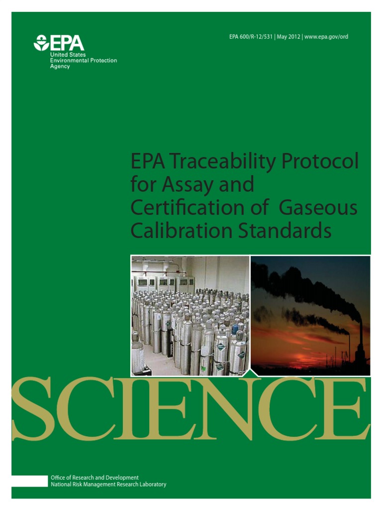 Epa Protocol 2012 | PDF | Calibration | Regression Analysis