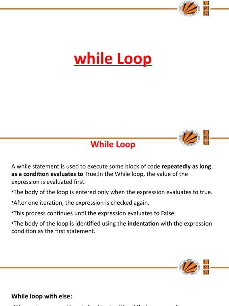Unit 2 L4 | PDF | Control Flow | Software Development