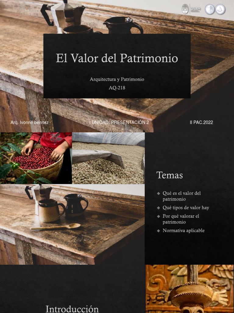 El Valor Del Patrimonio | PDF