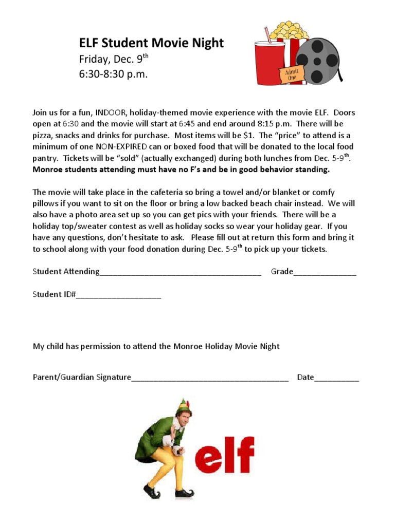 ELF Movie Night | PDF