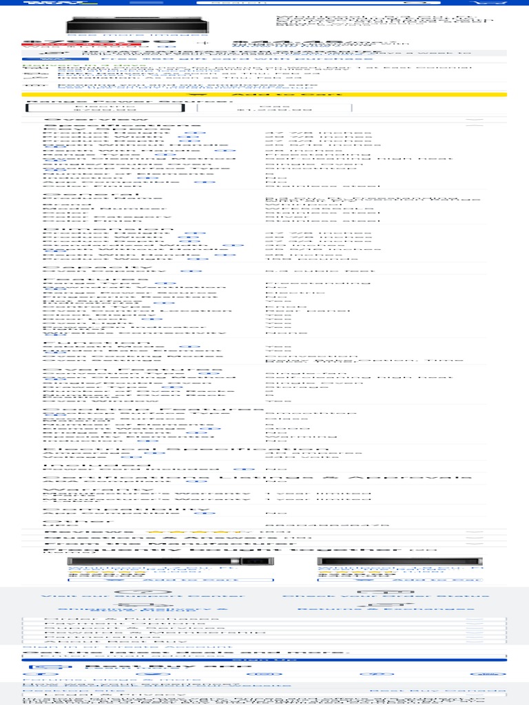 Whirlpool 5.3 Cu. Ft. Freestanding Electric Convection Range With Air ...