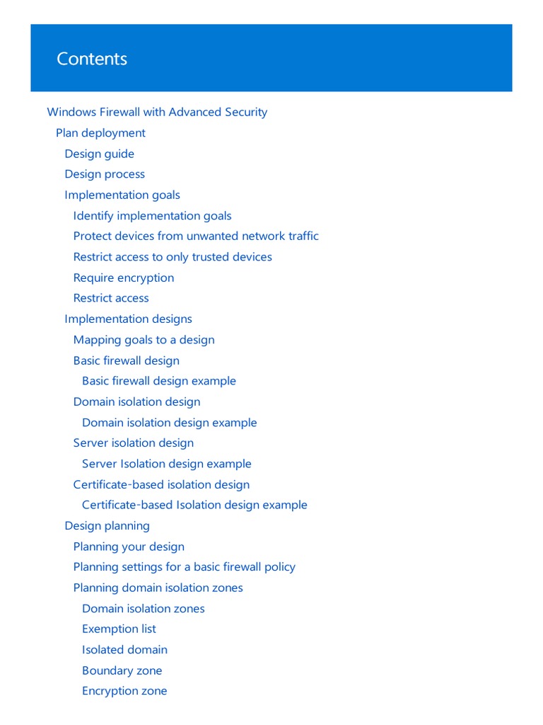 Windows Defender Firewall Overview | PDF | Computer Network | Active ...