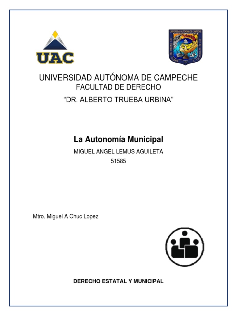 Autonomía Municipal: Conceptos Clave | PDF | Gobierno local | Elecciones