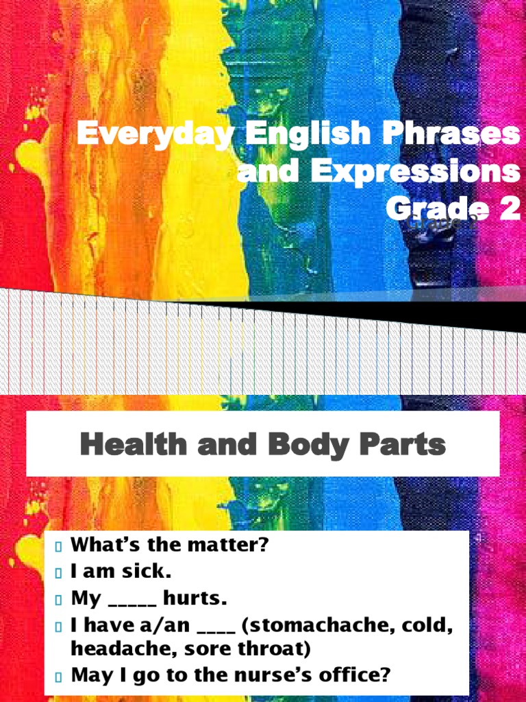 Everyday English Phrases and Expressions Grade 2 Complete | Download ...
