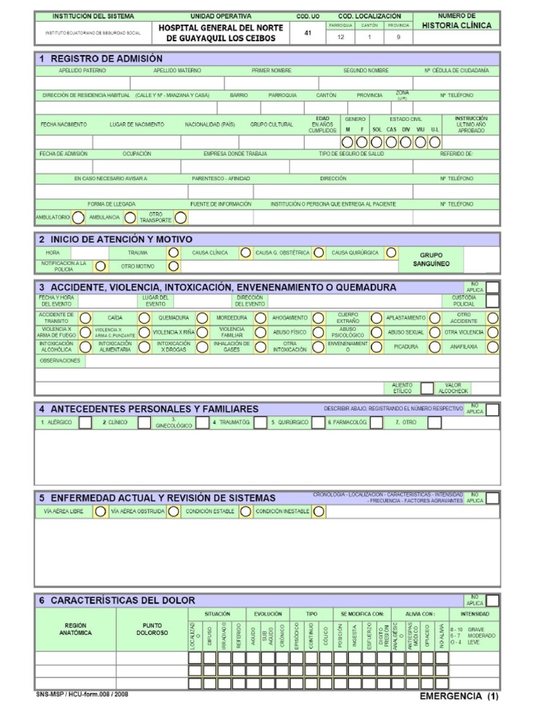Formulario 008 | PDF