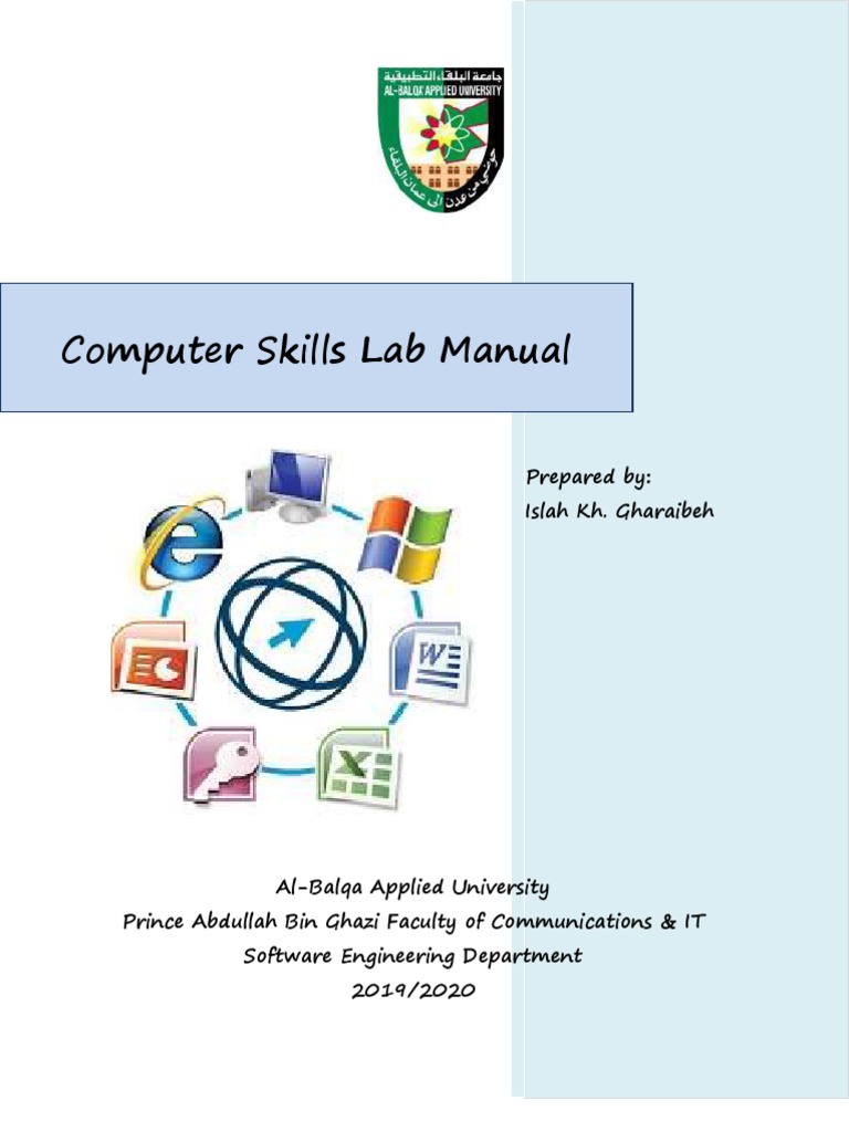 Computer Skills Lab Manual 2019/2020 | PDF | Computer Network | Wireless Lan