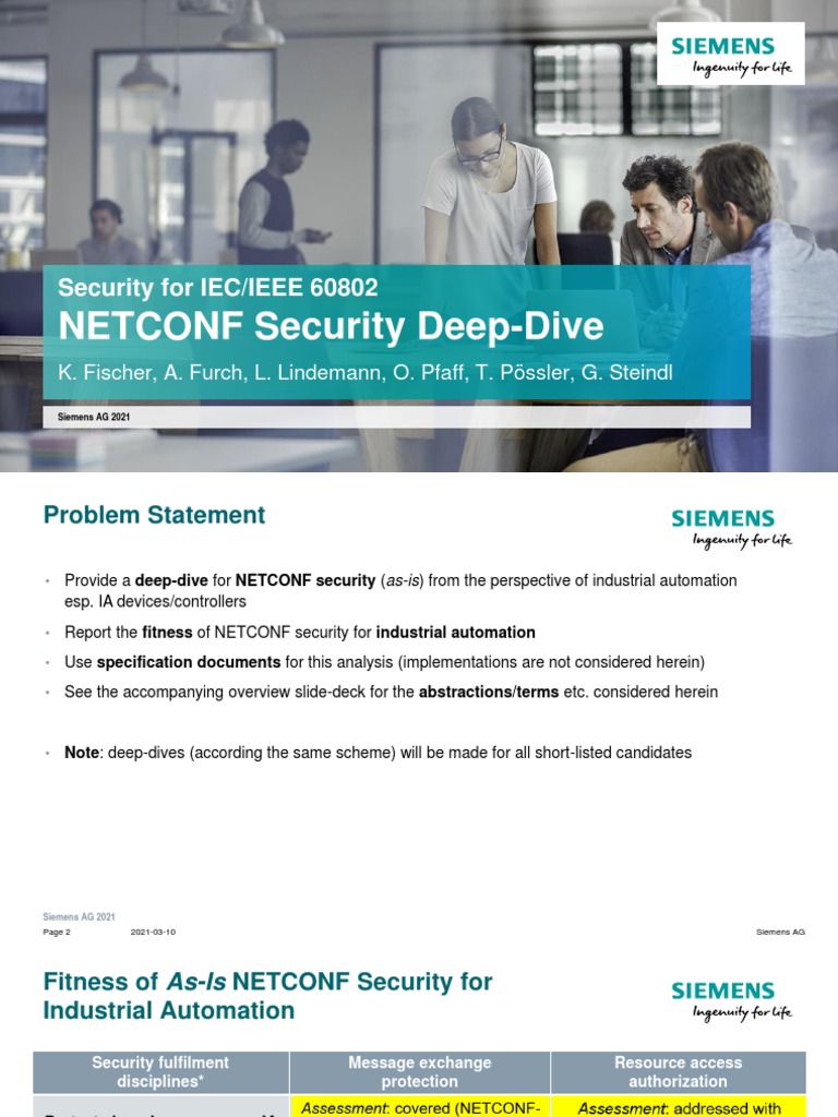 Pfaff Et Al NETCONF Security 0321 v01 | PDF | Transport Layer Security | Public Key Cryptography