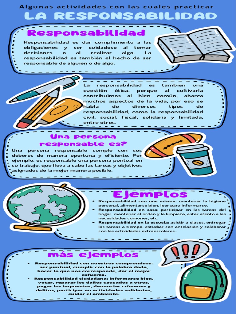 Infografia Sobre Los Valores Ilustrada Divertida Colorida | PDF